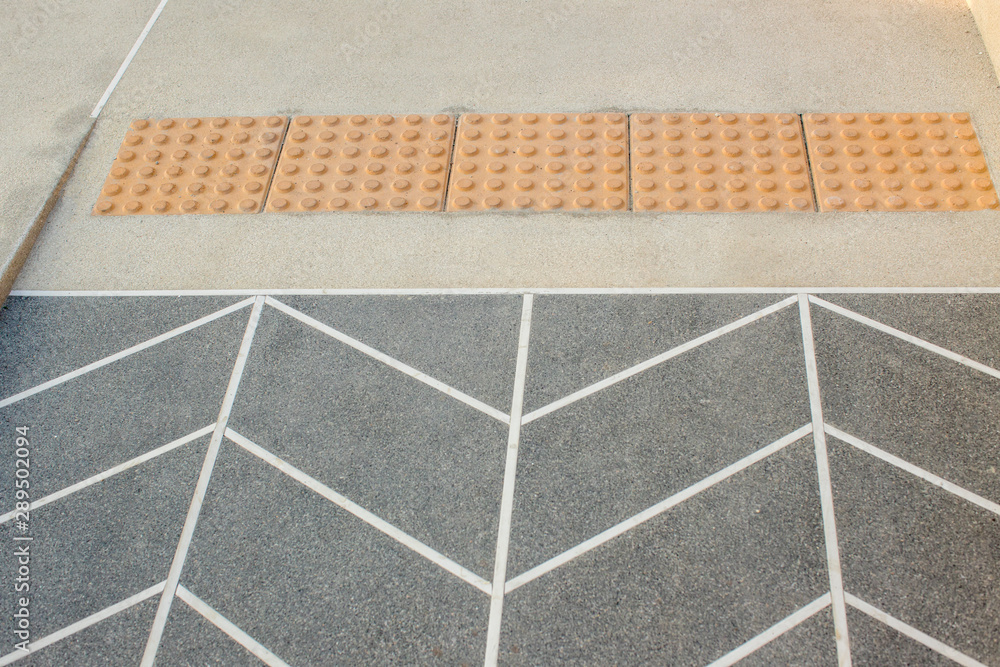 Block tactile paving for blind handicap. Tactile paving for blind ...