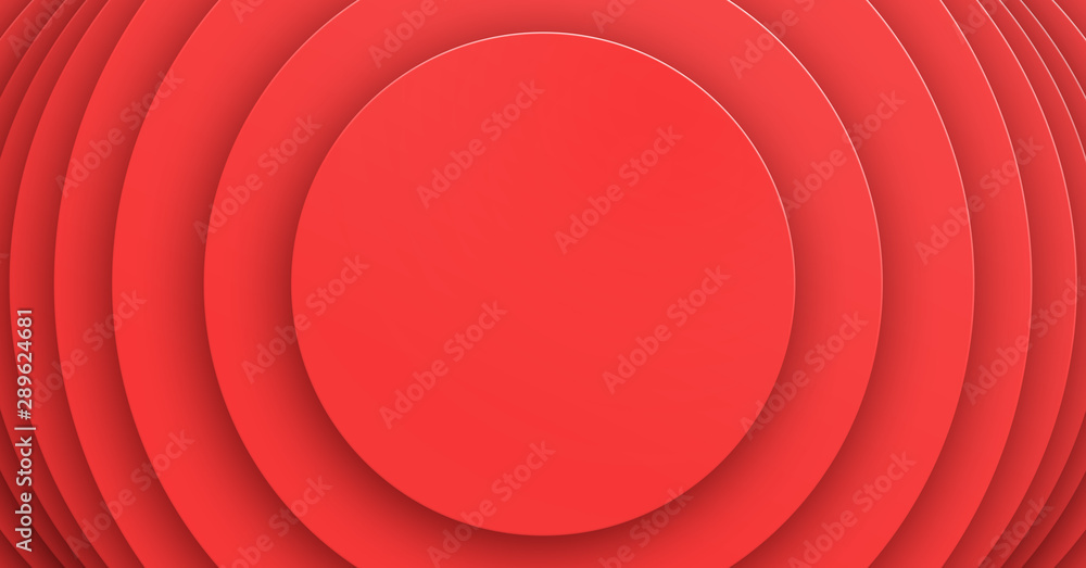 FB Red AD banner mockup. Red abstract corporate banner template ...