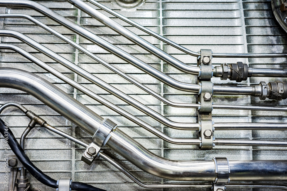Fuel lines and other hardware equipment of the aviation and aerospace ...