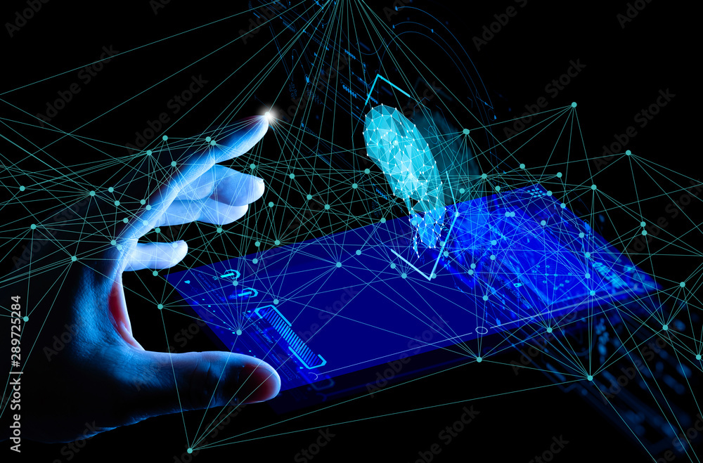 Artificial intelligence (AI) with machine deep learning and data mining and another modern ...