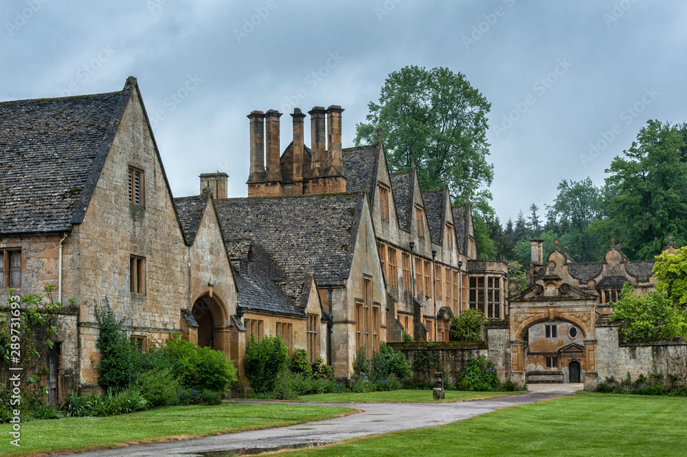 STANWAY, ENGLAND - MAY, 26 2018: Stanway Manor House built in Jacobean ...