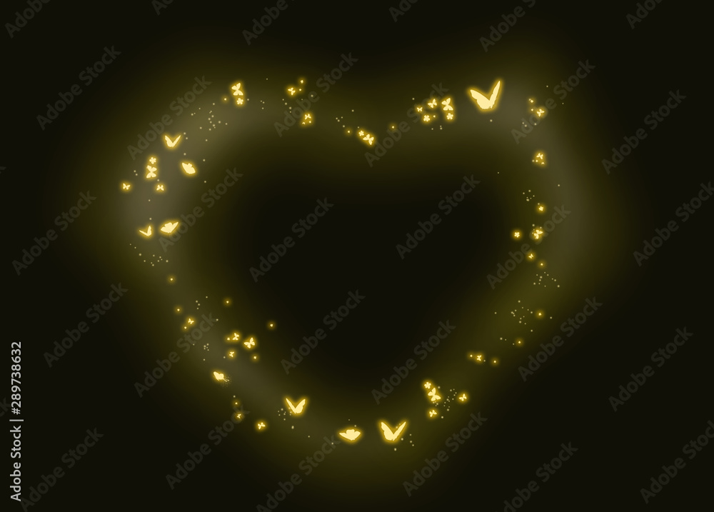 Firefly superimposed, black background fireflies, overlay mode Stock ...