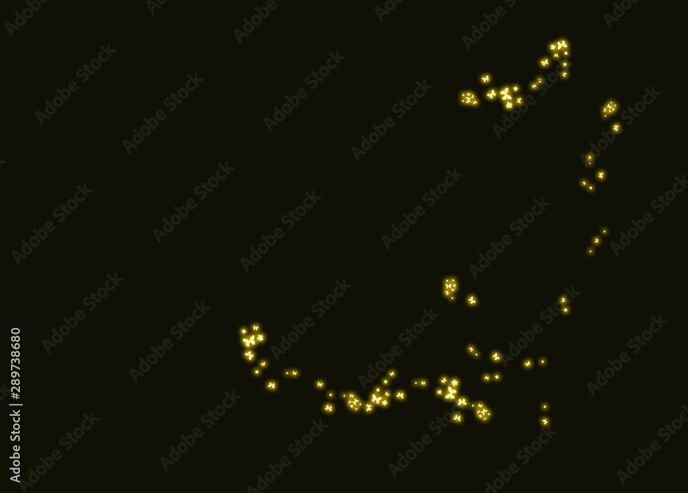 Firefly superimposed, black background fireflies, overlay mode Stock ...