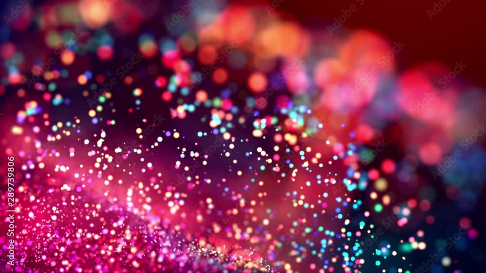 Abstract glitter 4k background with shining bokeh, sparkling multi ...