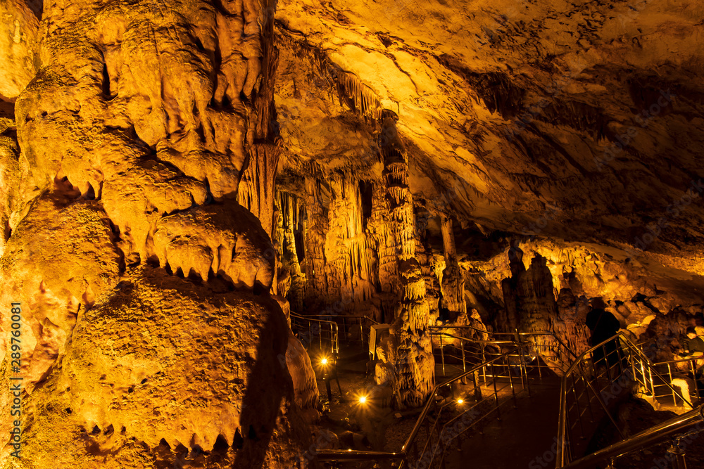 Cave formations. Ballica Cave. Tokat Turkey. The Ballica Cave ...