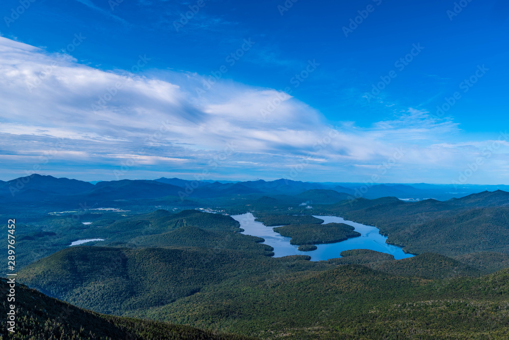At the summit of Whiteface Mountain, behold the breathtaking panorama ...