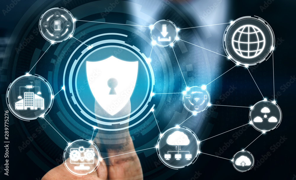 Fingerprint Biometric Digital Scan Technology. Graphic interface ...