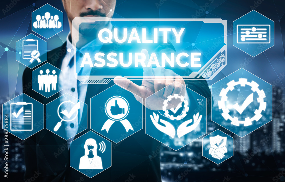 Quality Assurance and Quality Control Concept - Modern graphic ...