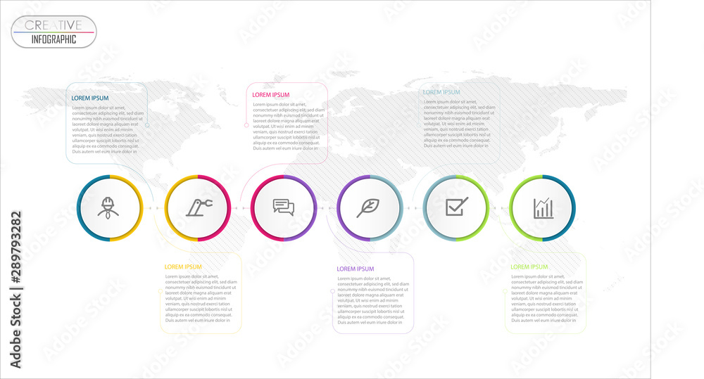 Infographic Diagram design with step process flowchart for Business and ...