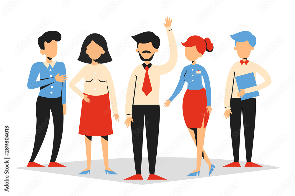 Corporate Team Vector