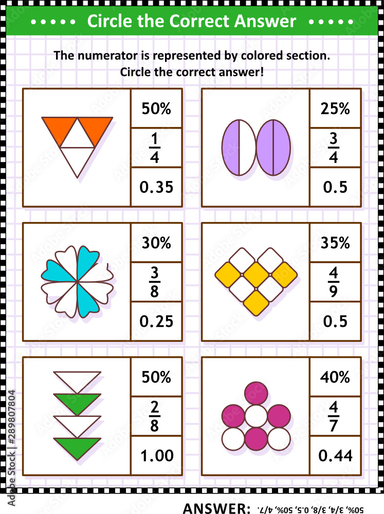 Math puzzle, worksheet or task cards for school children and adults ...