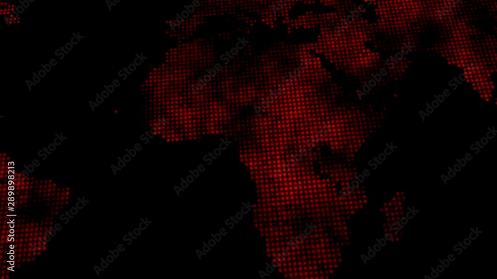 the news map in a digital form, which rotates around an axis and ...