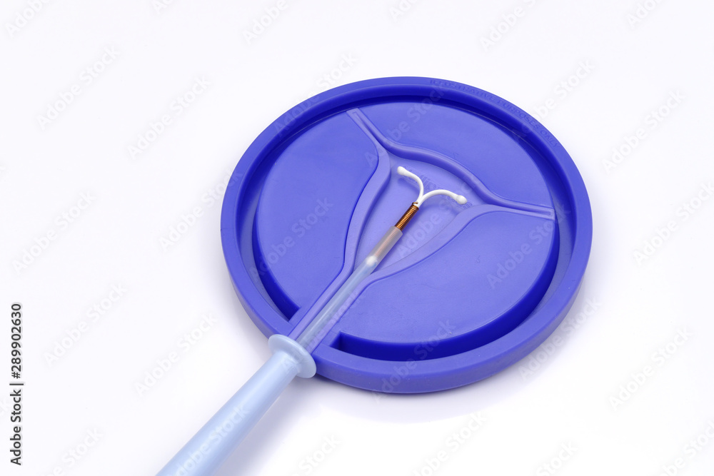 T shape IUD Gold hormon free Stock Photo | Adobe Stock