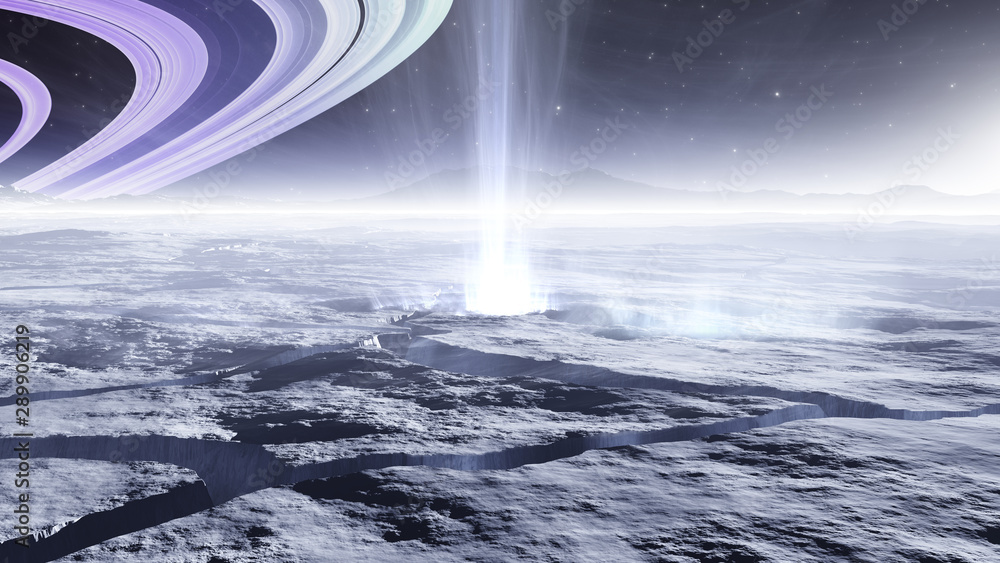 Enceladus Moon Geysers