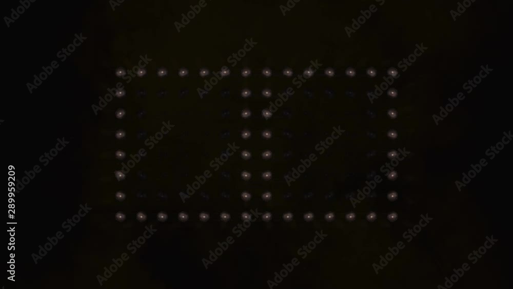 Orange flashing Lights Wall with smoke and particles. Various Looped ...