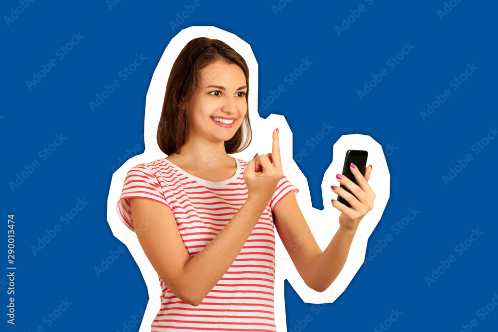 girl showing middle finger in phone and say Fuck you. emotional girl ...