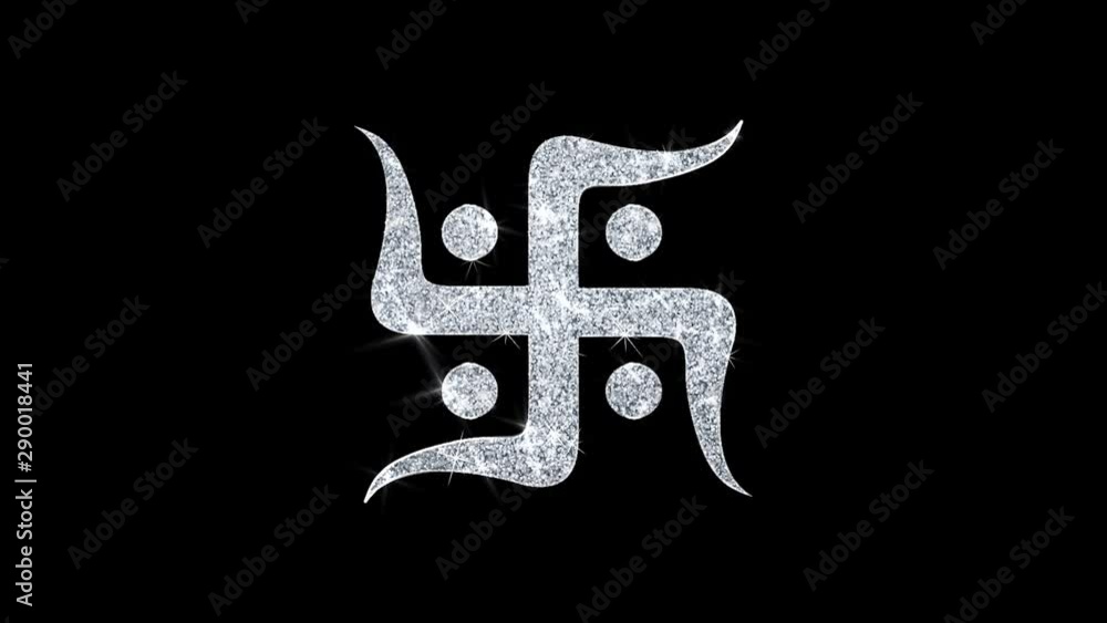 Hindu, holy, indian, religion, swastik, swastika Icon Sparkling Shining ...
