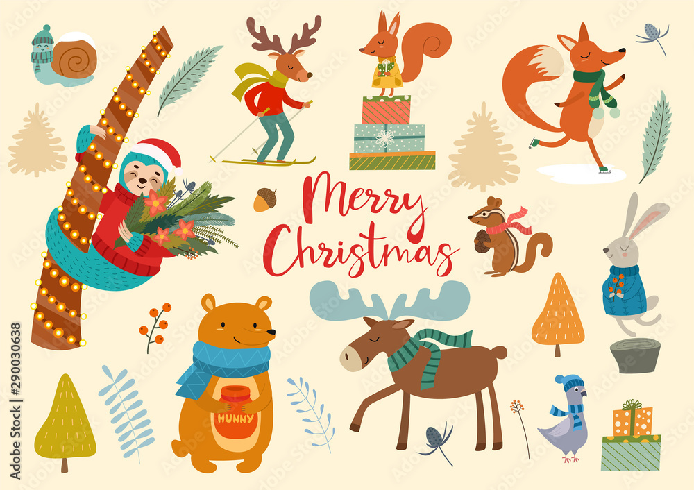 Christmas Wild Animals