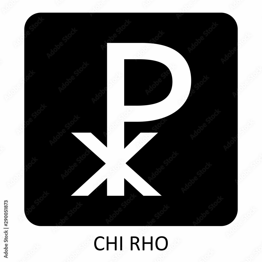 Chi Rho symbol Stock Vector | Adobe Stock