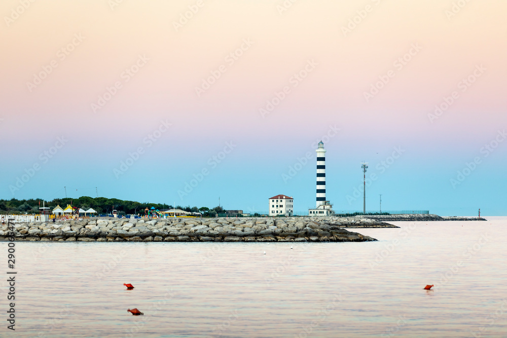 Il faro di Jesolo - Venezia Stock Photo | Adobe Stock