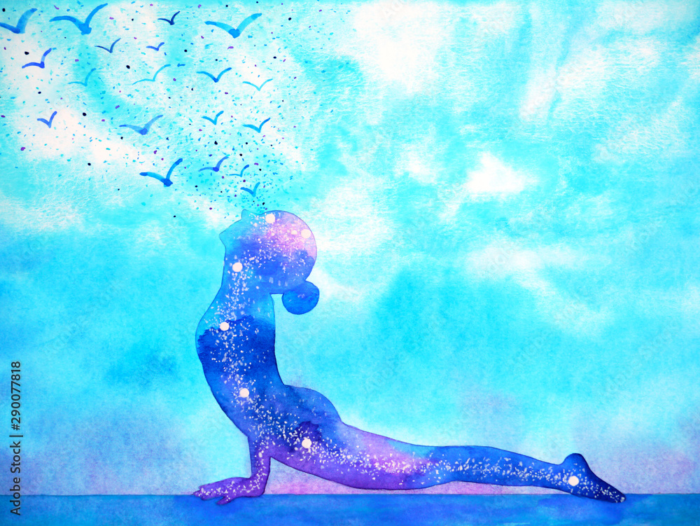 Yoga Pose Painting
