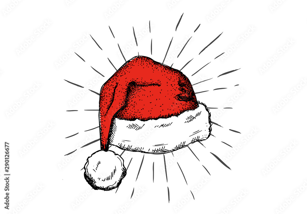 Santa Hat Sketch