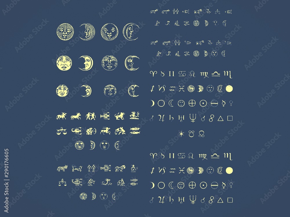 The Original Emoji: 19th Century Antique Emoticon “Emoji” Print ...