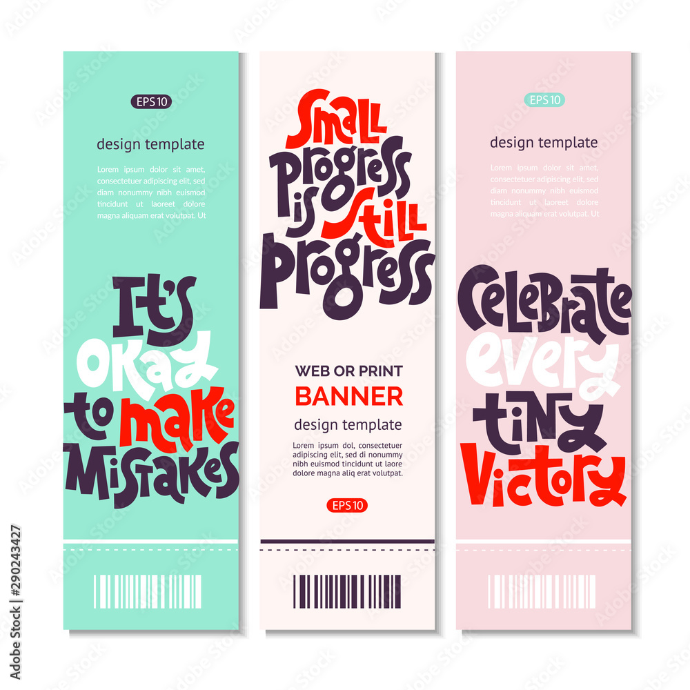 Progress motivation lettering Stock Vector | Adobe Stock