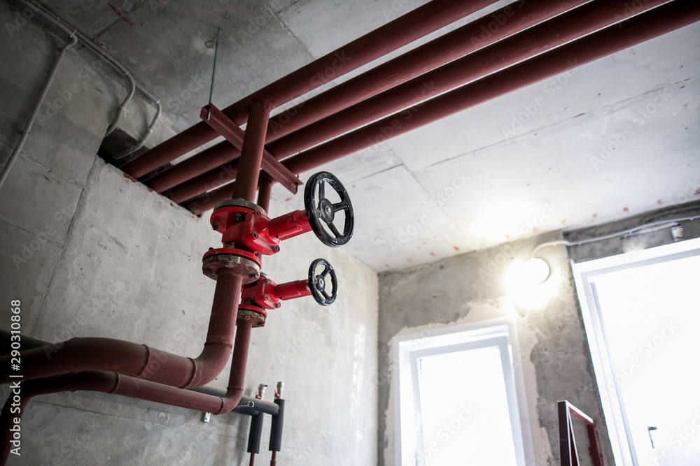 clean line white water pipes watering system pipe engineer design in ...