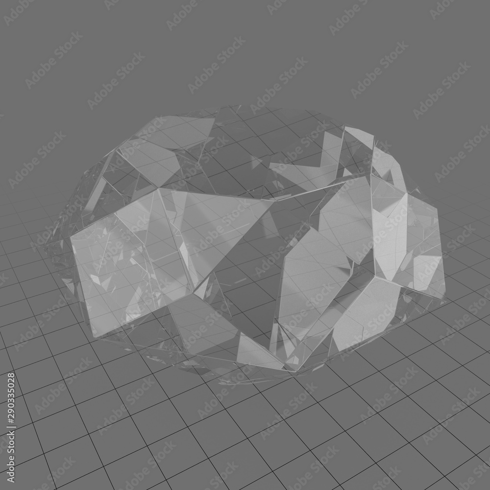 Diamond 2 Stock 3D asset | Adobe Stock