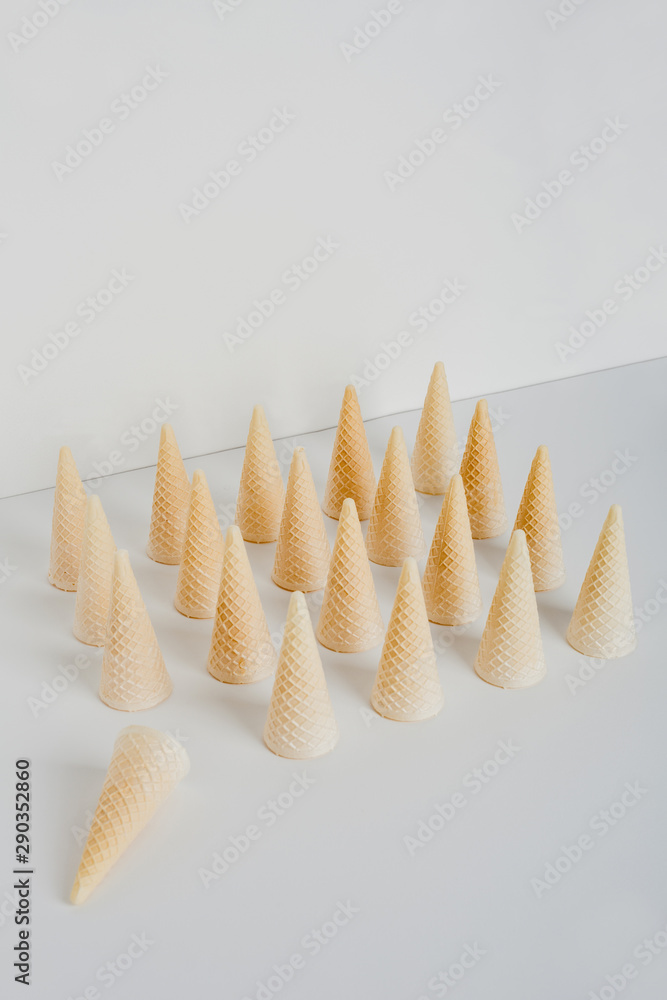 Ice cream cones Stock Photo | Adobe Stock