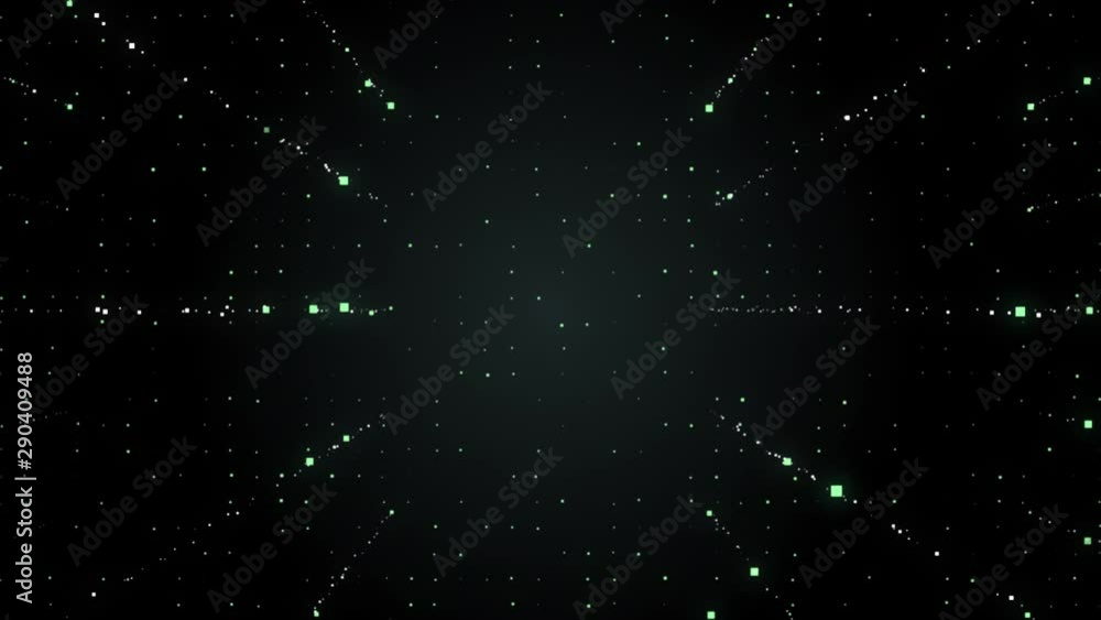 Digital binary code matrix moving background. Coding and technology ...