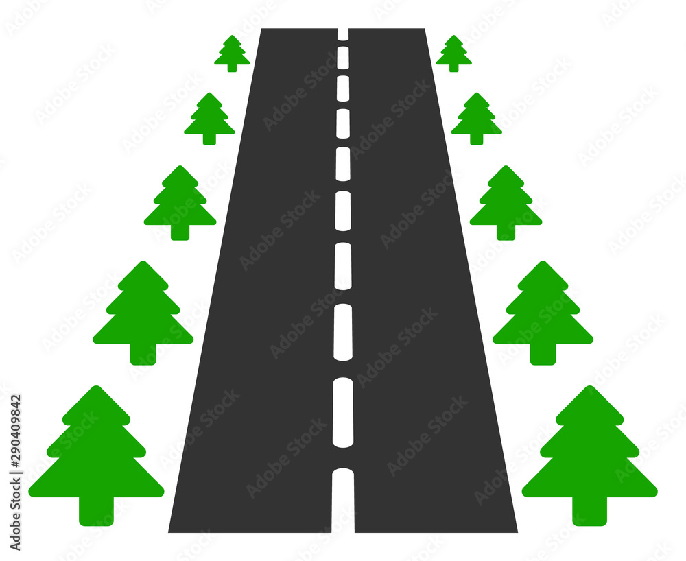 Straight Road Icon