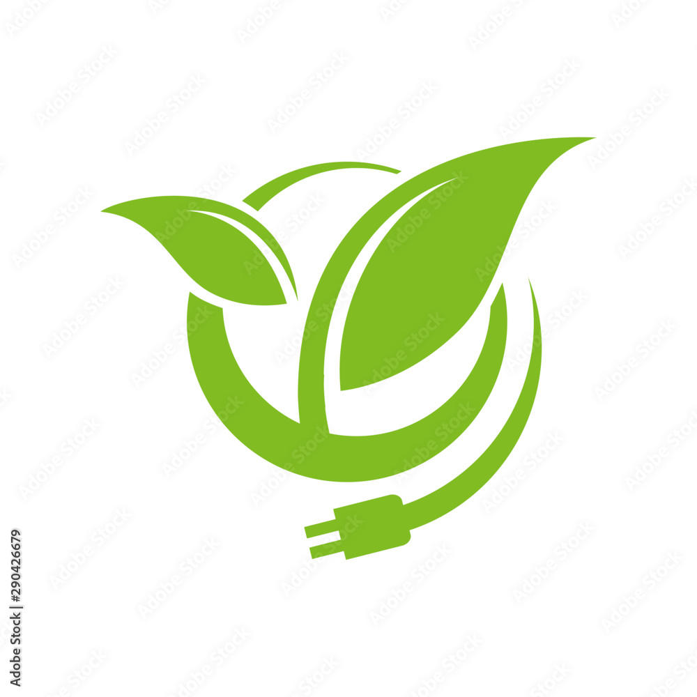 bioenergy logo design vector eco friendly renewable icon symbol ...