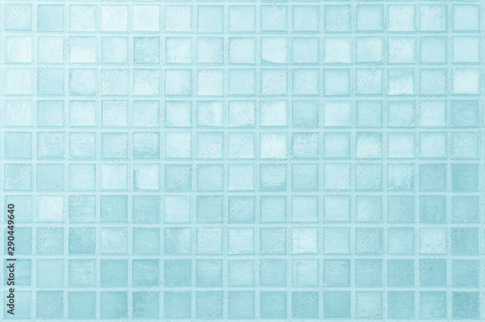 Blue pastel ceramic wall and floor tiles abstract background. Design ...