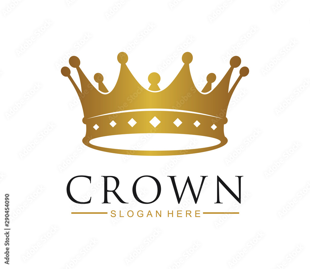 Crown Logo Template vector icon illustration design - Vector Stock ...