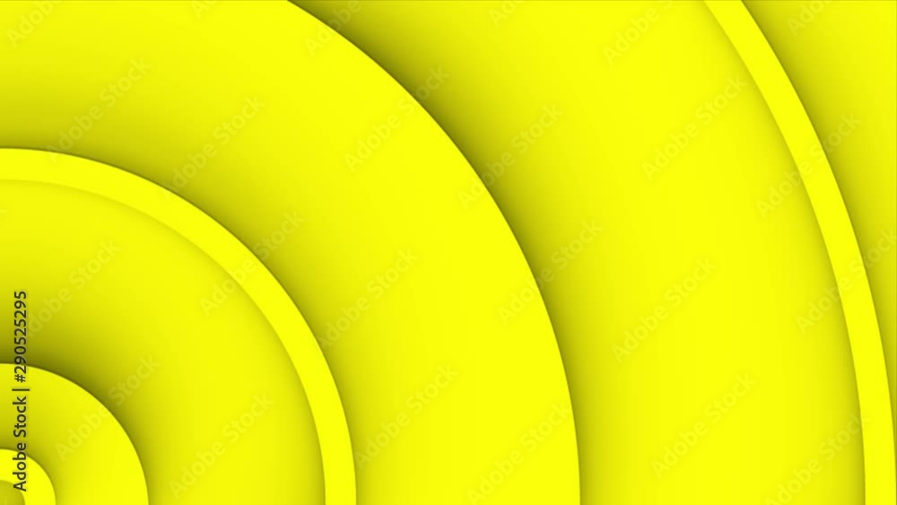 Abstract background with growing circular stripes. Looping background ...