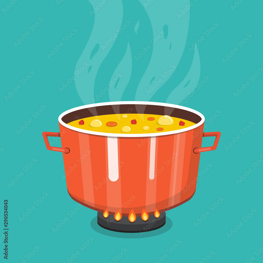 Steaming Food Clip Art