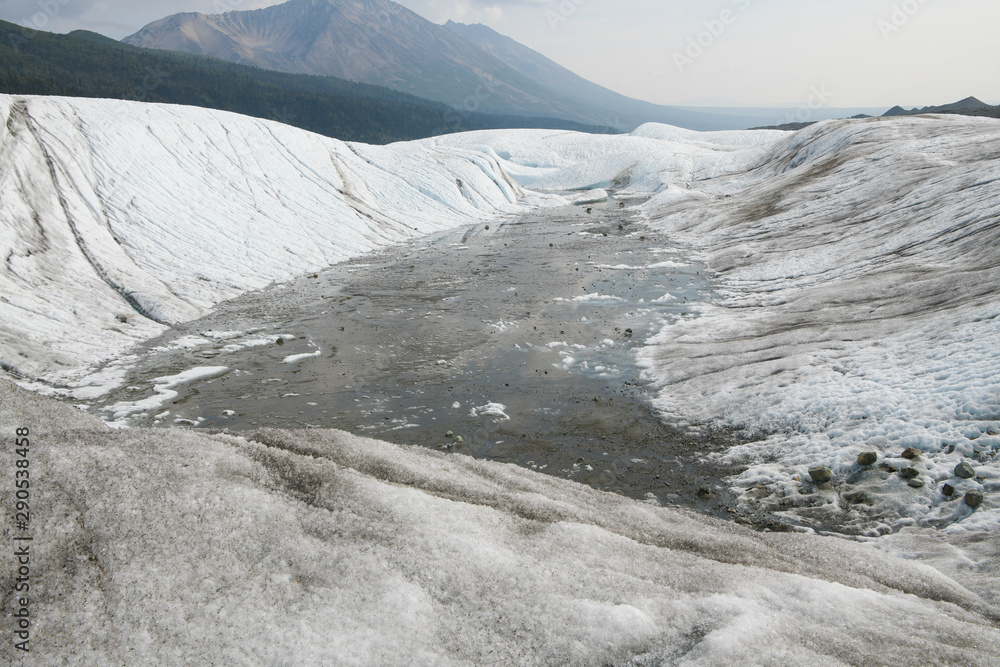 Gletscherschmelze auf dem Kennicottgletscher, Alaska - Das rasante ...