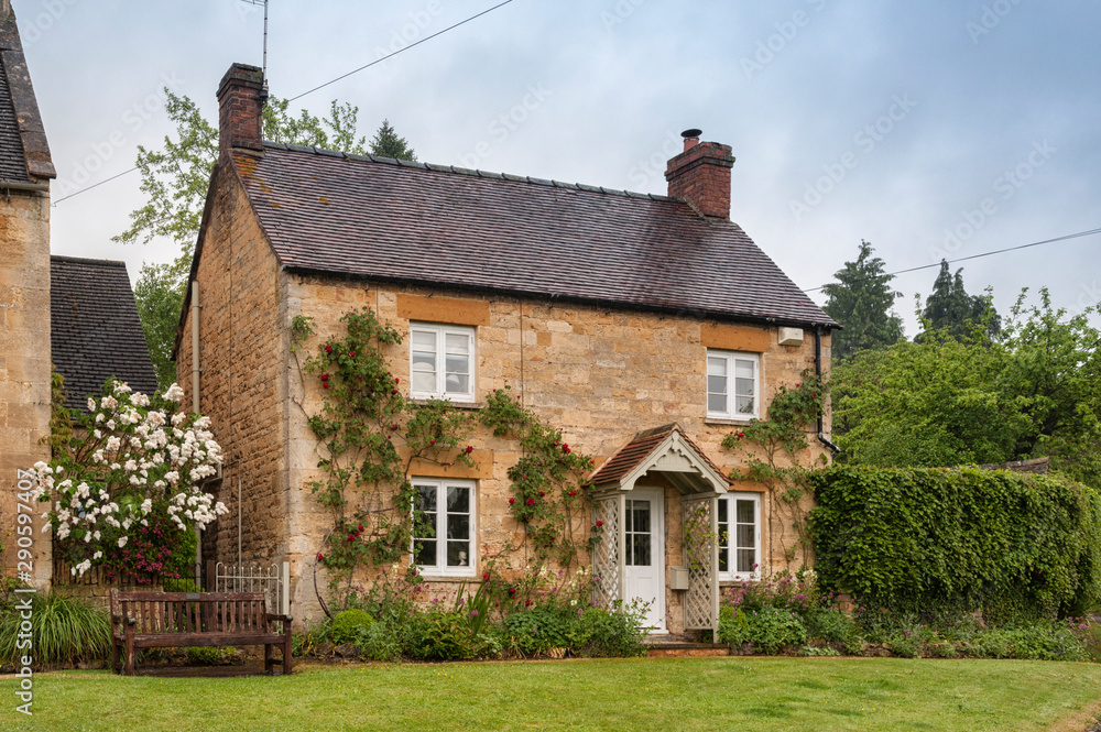 STANTON, ENGLAND - MAY, 26 2018: Stanton is a village in the Cotswolds ...