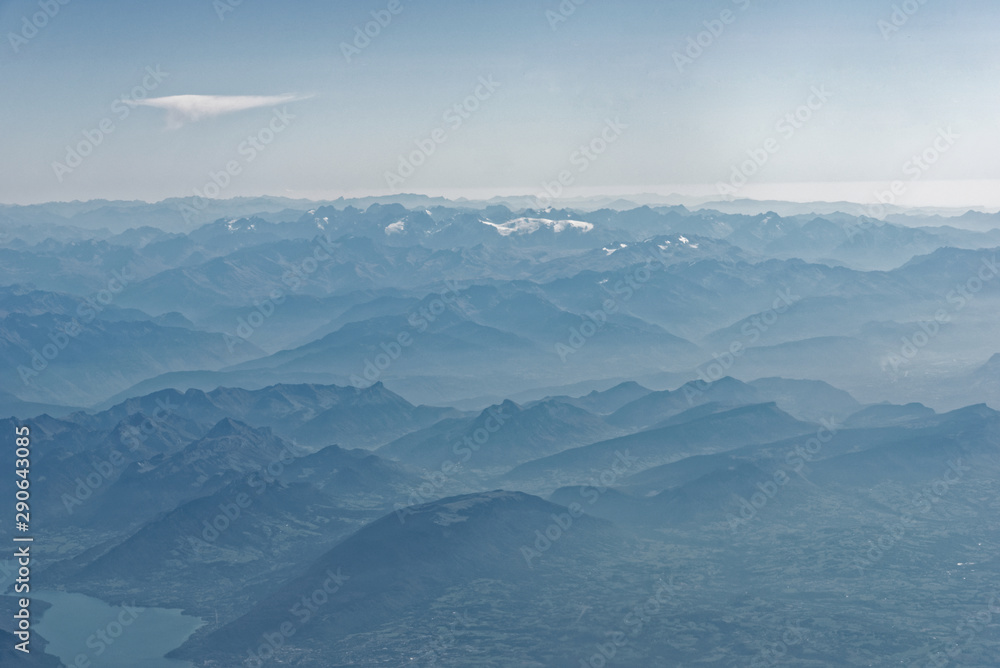 Marokko - Atlas-Gebirge - Hoher Atlas - Luftaufnahme Stock Photo ...