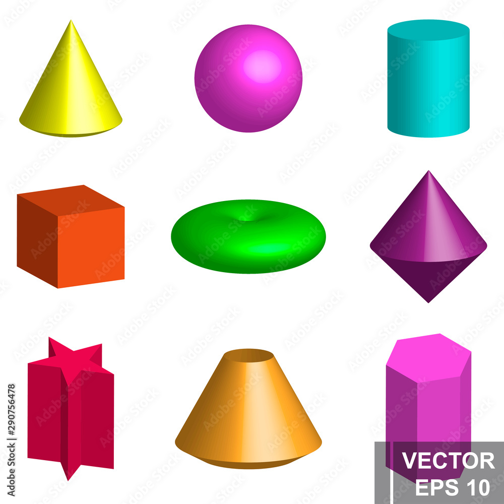 Colorful 3d Shapes