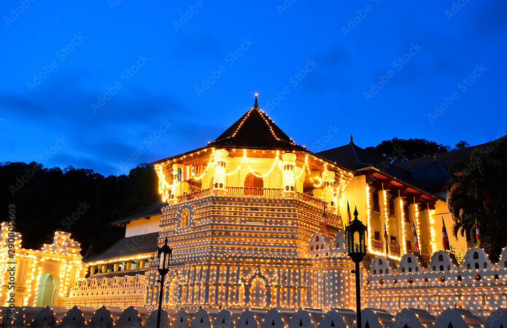 Temple of the Sacred Tooth Relic Stock Photo | Adobe Stock
