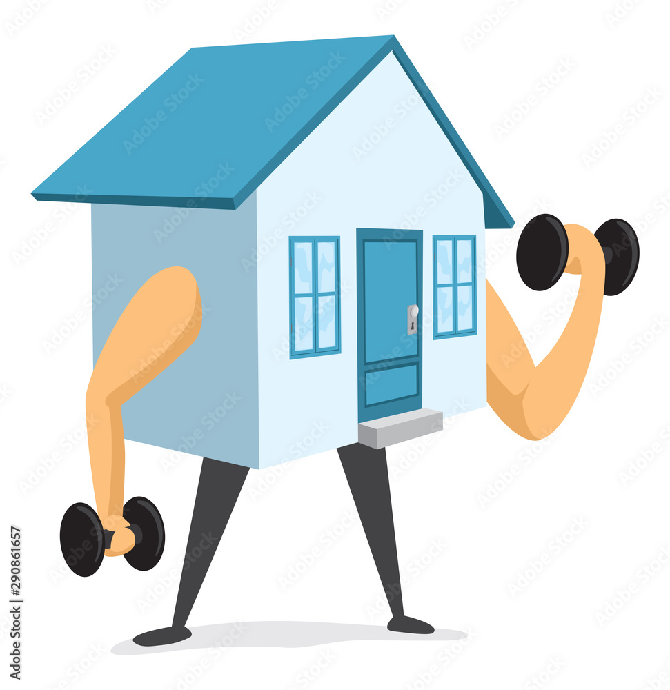 Strong Clip Art House