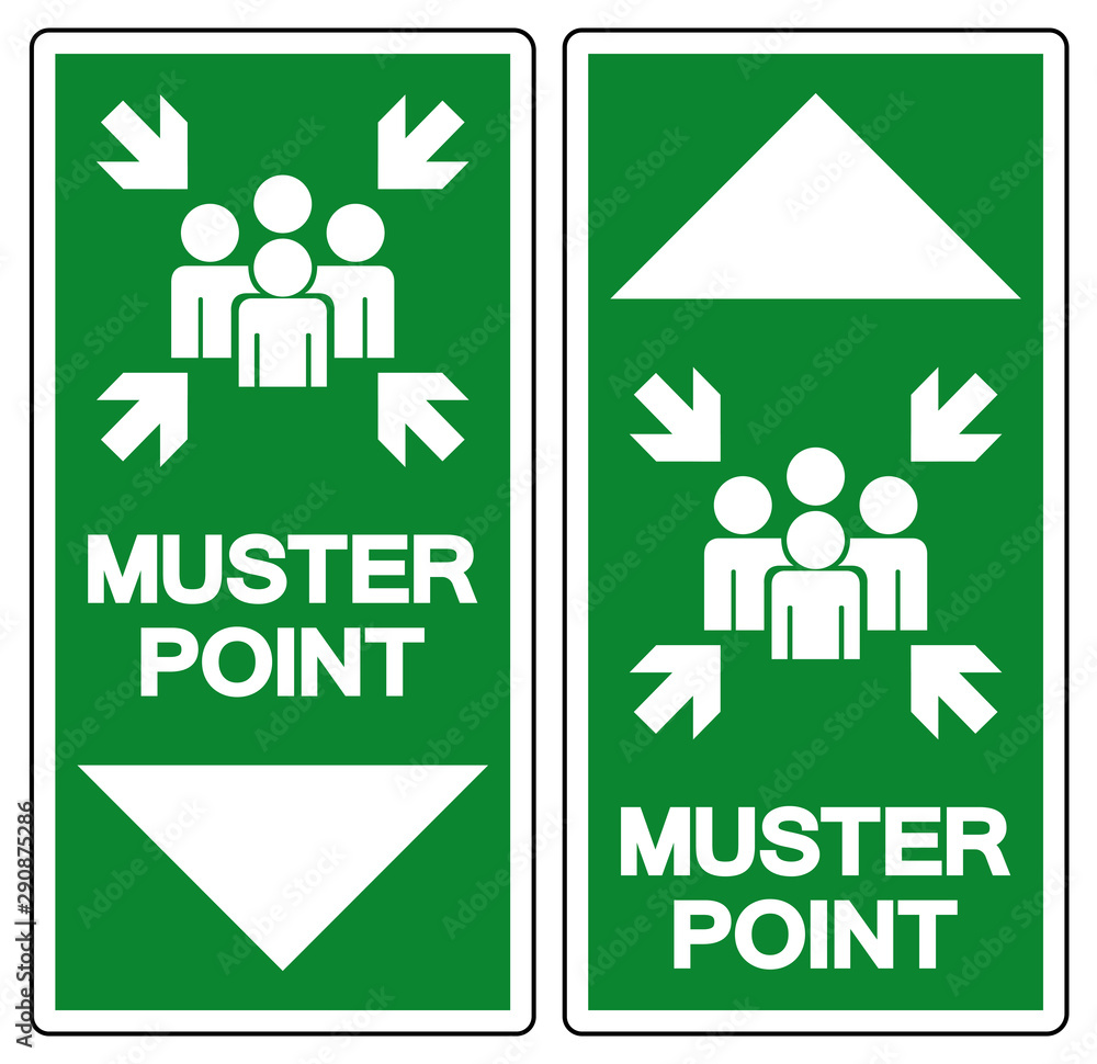 Muster Point Symbol Sign, Vector Illustration, Isolated On White ...