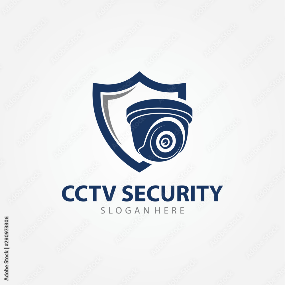 CCTV Vector Logo Design. Camera Logo Template Design. And Security ...