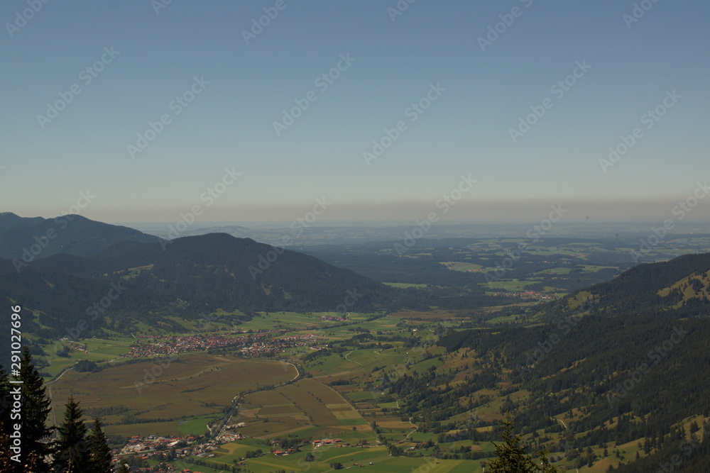 Blick vom Berg Laber bei Oberammergau Stock Photo | Adobe Stock