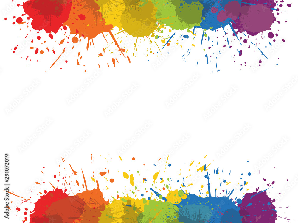 Paint Splat Background Stock Illustration | Adobe Stock