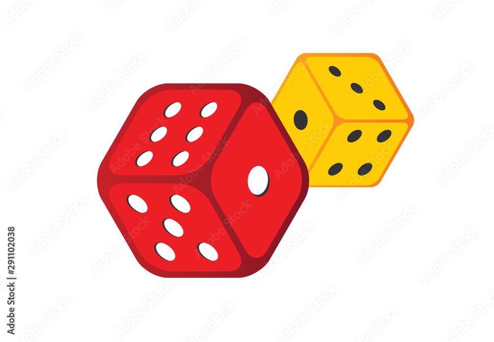 Ludo Dice Vector illustration, Game illustration Stock Illustration ...