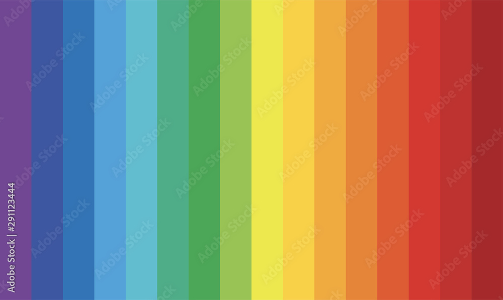 Diagonal Rainbow Color Scale Chart Or Spectrum With Seven, 40% OFF